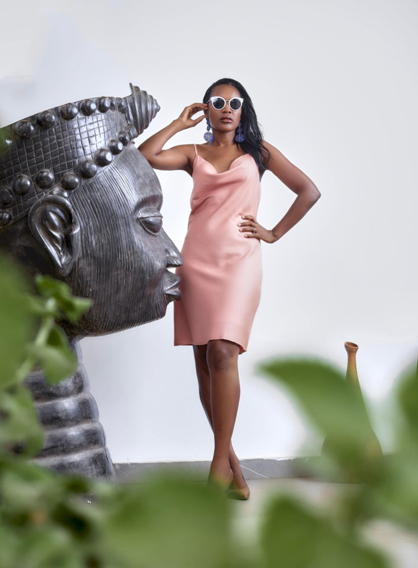 Sika Pink Slip dress – Ladybyash19